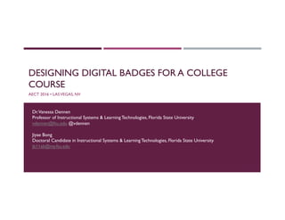 Designing digital badges for a college course | PPT