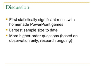 AECT 2010 - Homemade PowerPoint Games in a High School Science Setting ...