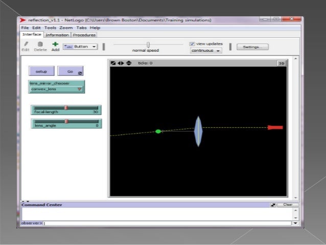 Optics Reflection and Refraction: A Virtual Simulation