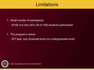 Needs Assessment of a Mobile Application for a Graduate Program: A Case ...