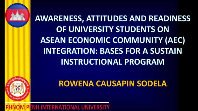 AEC PPIU THAILAND PRESENTATION | PPT