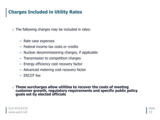 Electric Ratemaking in Texas | PPT