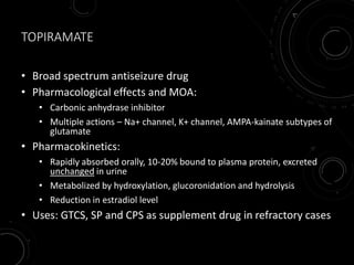 AntiEpileptic Drugs | PPTX