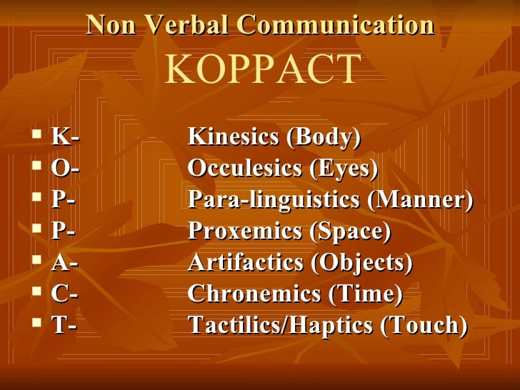Aed031 Non Verbal Communication