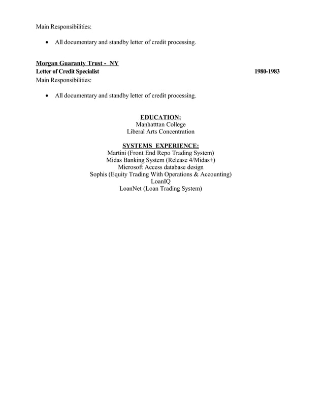 Resume_Bart O'Brien_v3 | PDF