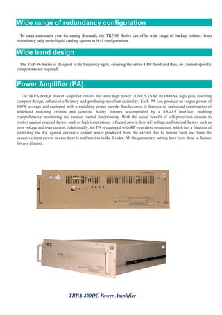 DTV HIgh Power Transmitter | PDF