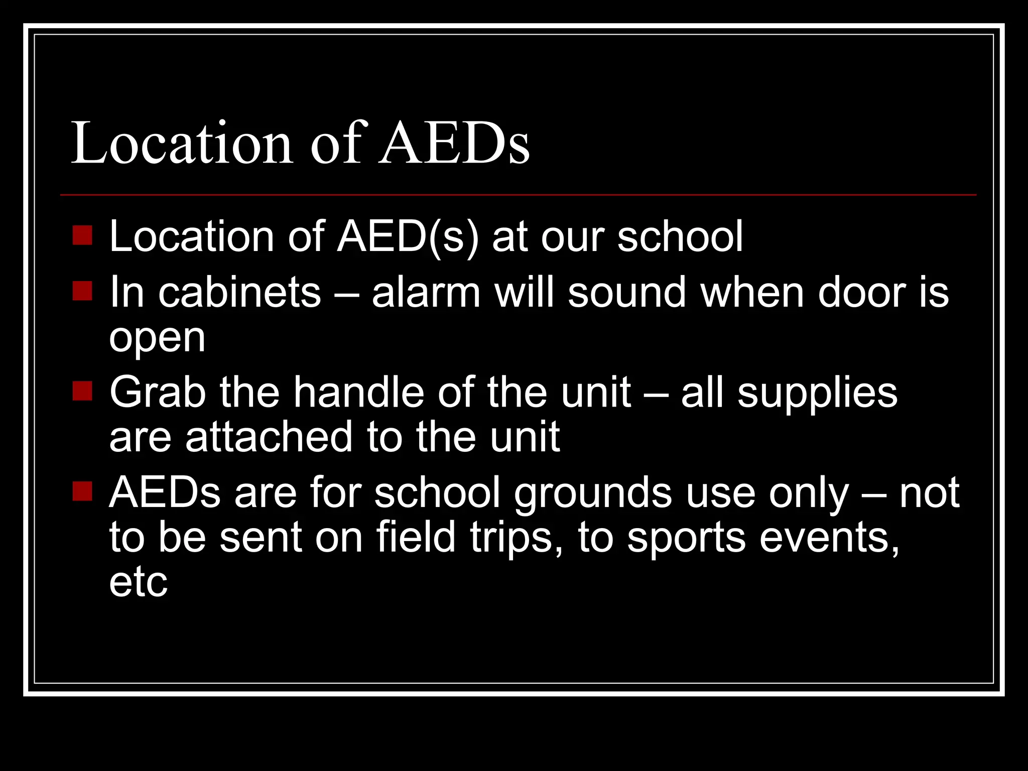 Aed awareness | PPT