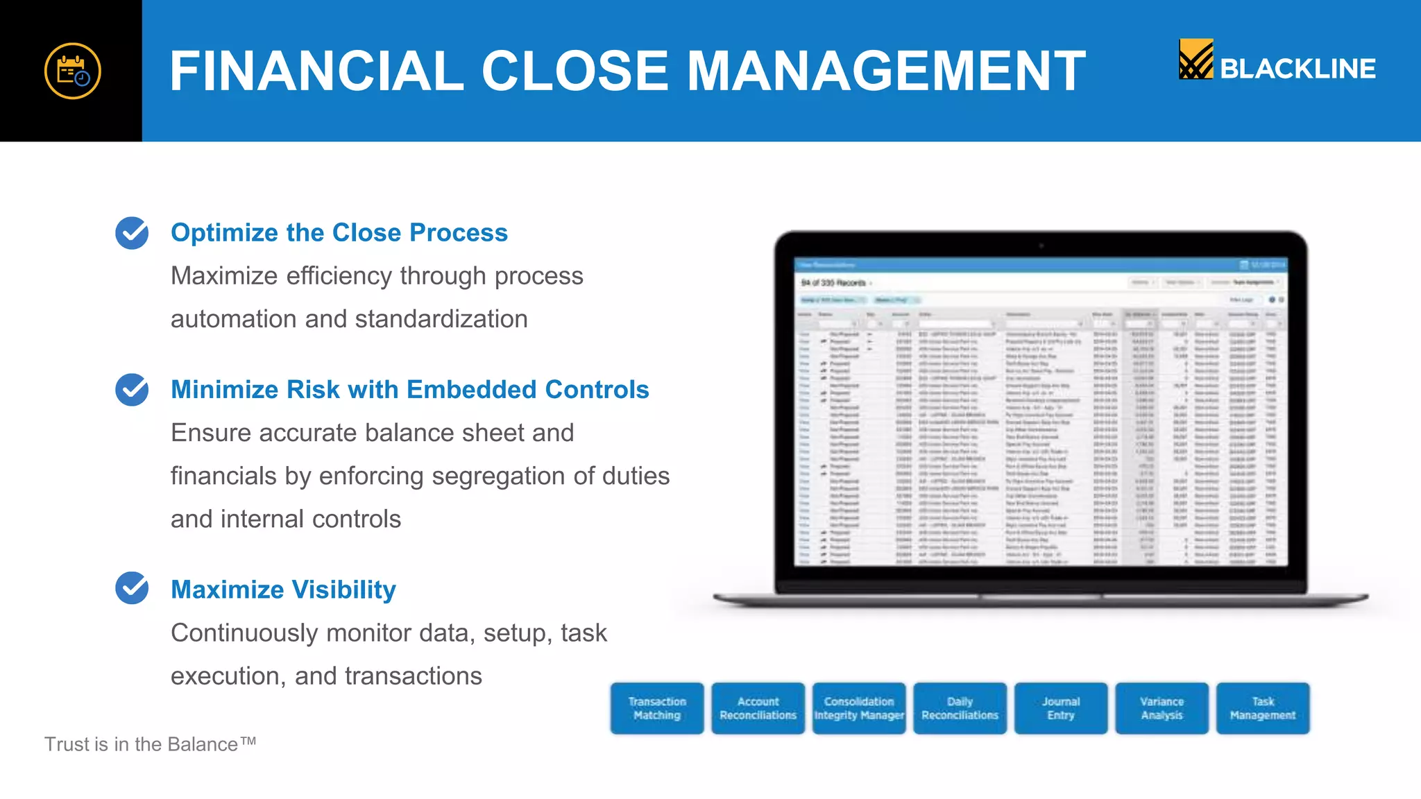 BlackLine Platform Overview Slides | PPTX