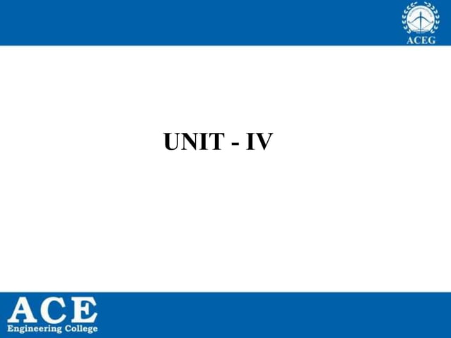 ANALOG AND DIGITAL ELECTRONICS unit 4 | PPT