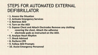 Automated External Defibrillator: Functions Explained.pptx