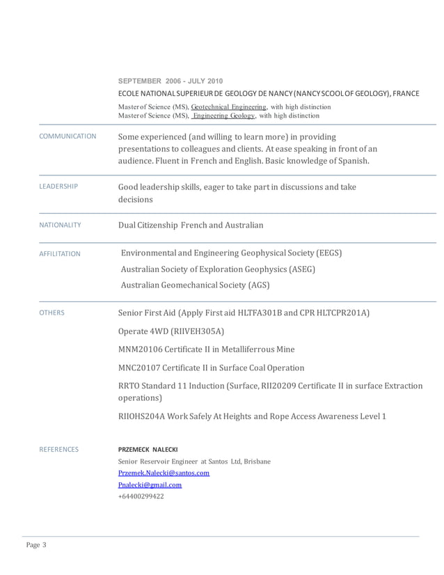 CV Benjamin N Seive for Linked in | PDF