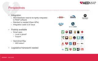 EENA 2018 - Mapping AEDs | PPT