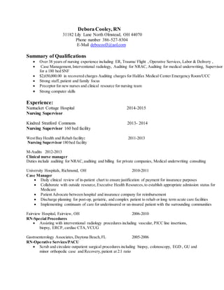 DeboraCooleyResume2015 | DOCX