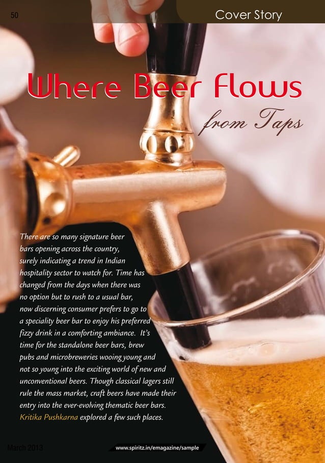 Where Beer flows from Taps | PDF | Alcoholic Beverages | Food & Drink