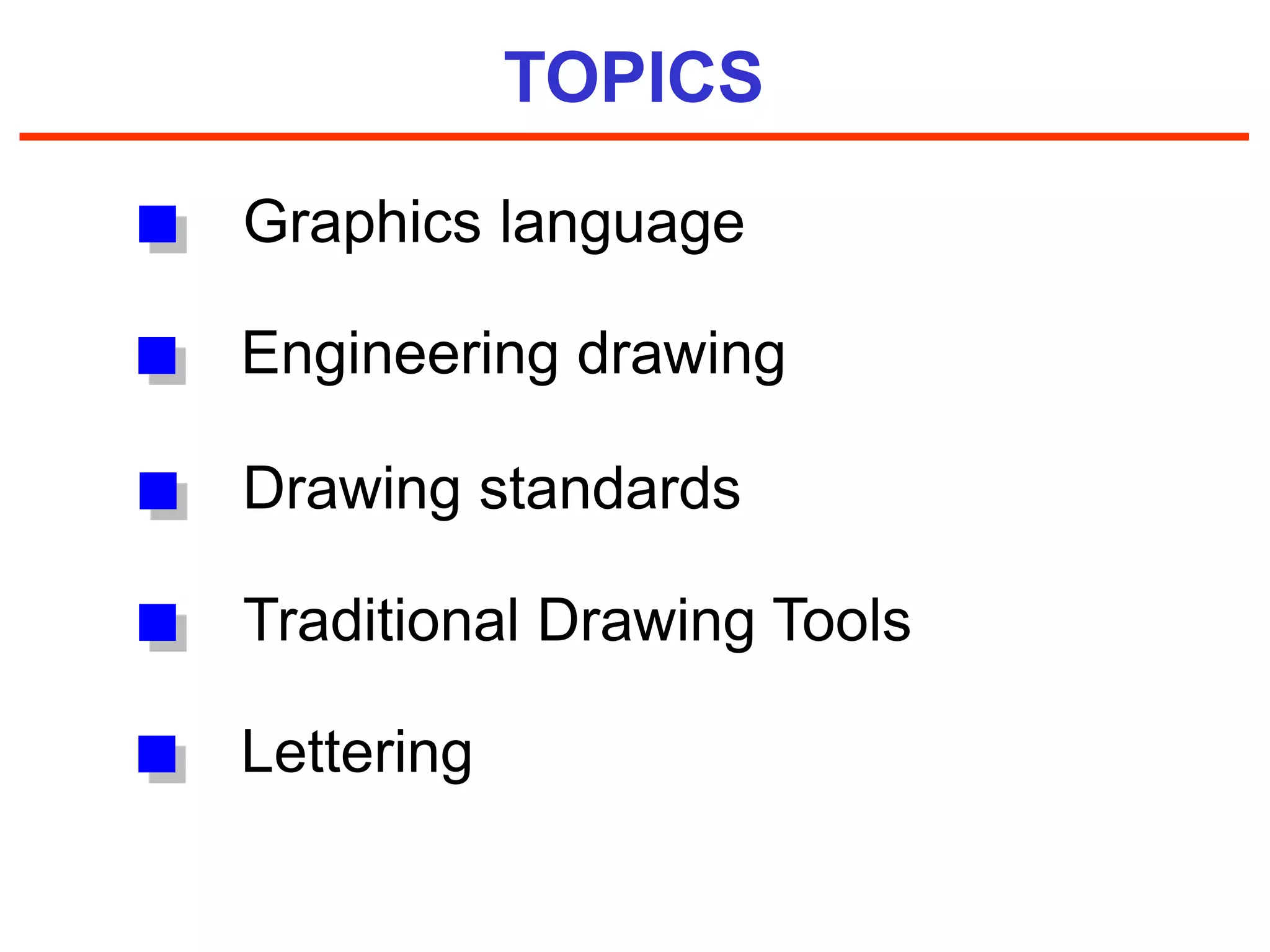 Introduction to Engineering drawing and Graphics | PPTX