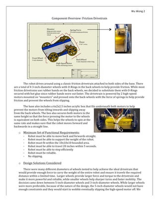 Individual Robot Analysis Final | PDF