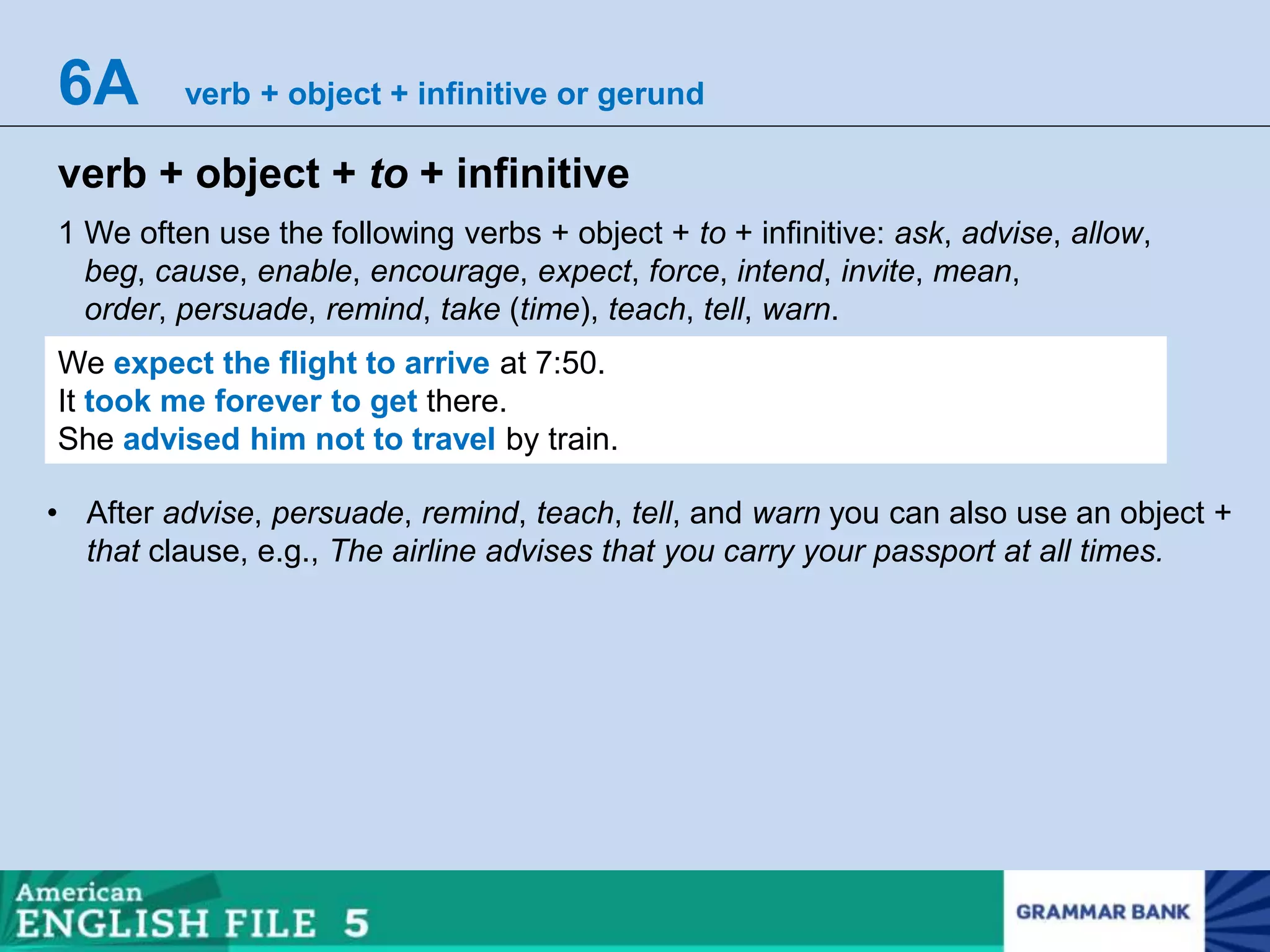 Aef2e 5 6_a_grammar_bank | PPT