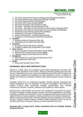 Chin Michael_CV rev4 | DOC