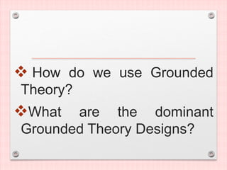 Grounded Theory | PDF | Primary Education | Education