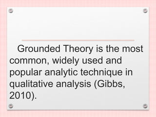 Grounded Theory | PDF | Primary Education | Education