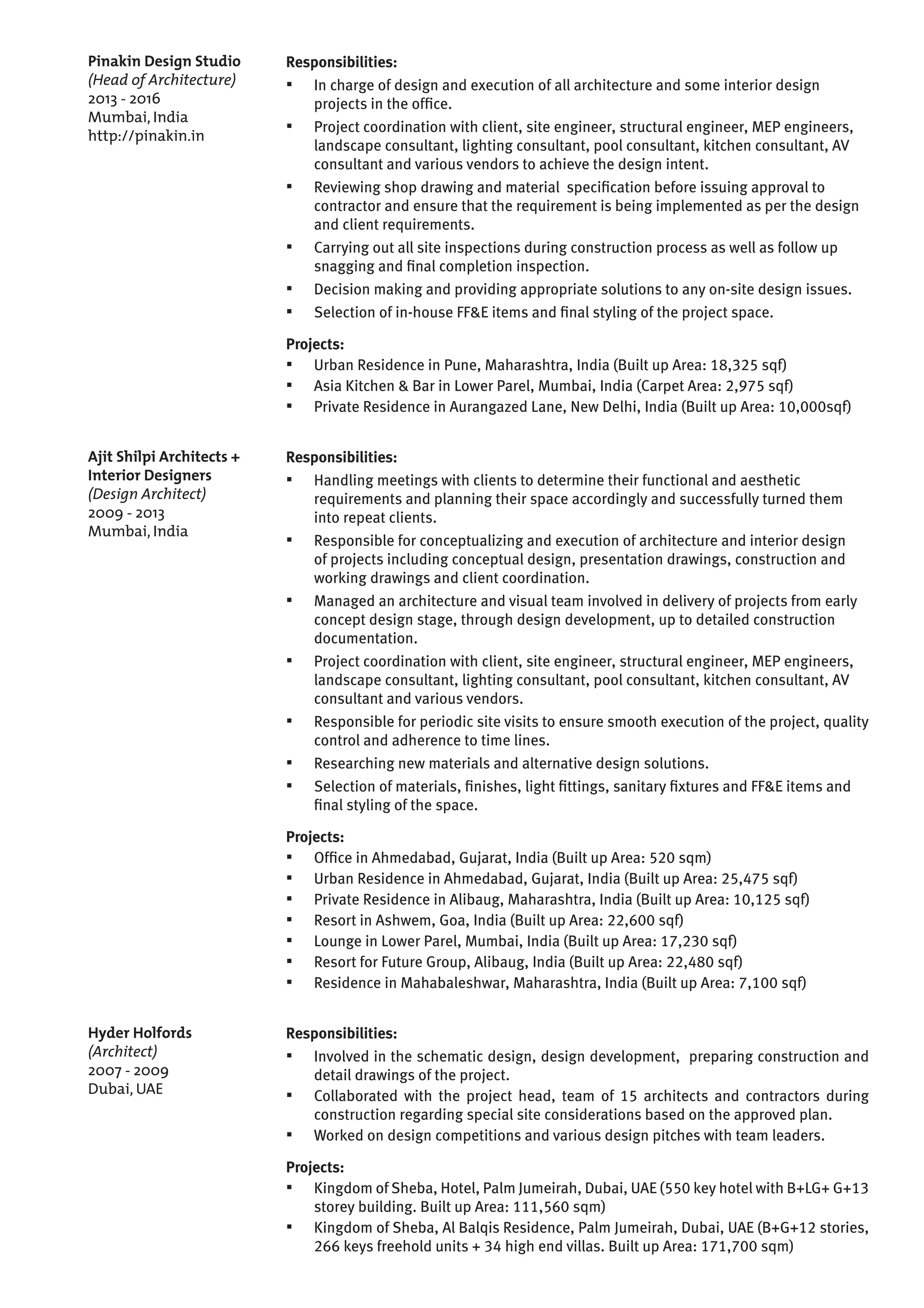 sangeeta_resume_ARCHITECT | PDF