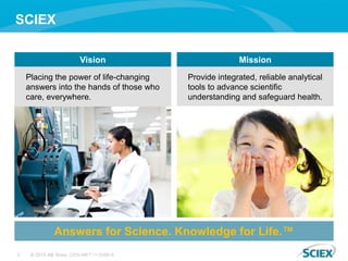 SCIEX Overview Presentation (no movie) | PPTX