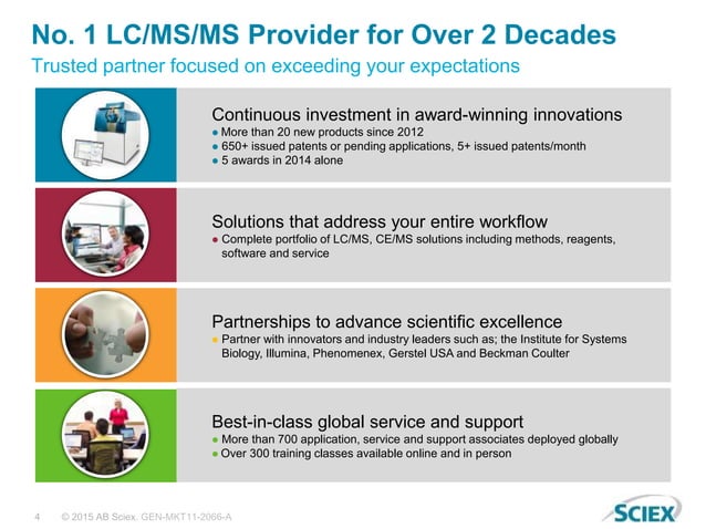 SCIEX Overview Presentation (no movie) | PPTX | Pharmaceutical Industry ...