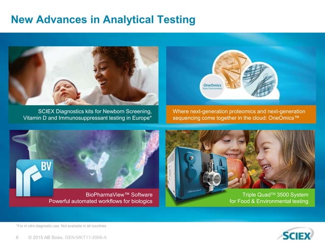 SCIEX Overview Presentation (no movie) | PPTX | Pharmaceutical Industry ...