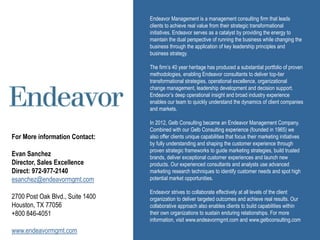 Sales Excellence Overview.Final | PDF