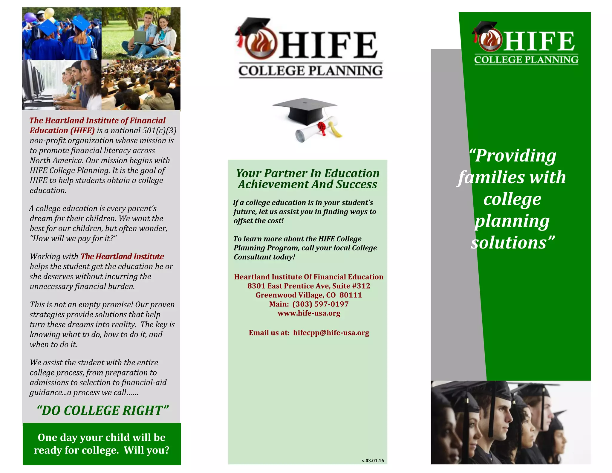 HIFE CPP Intro Small Trifold v3.01.16_HIFEHQ Final | PDF