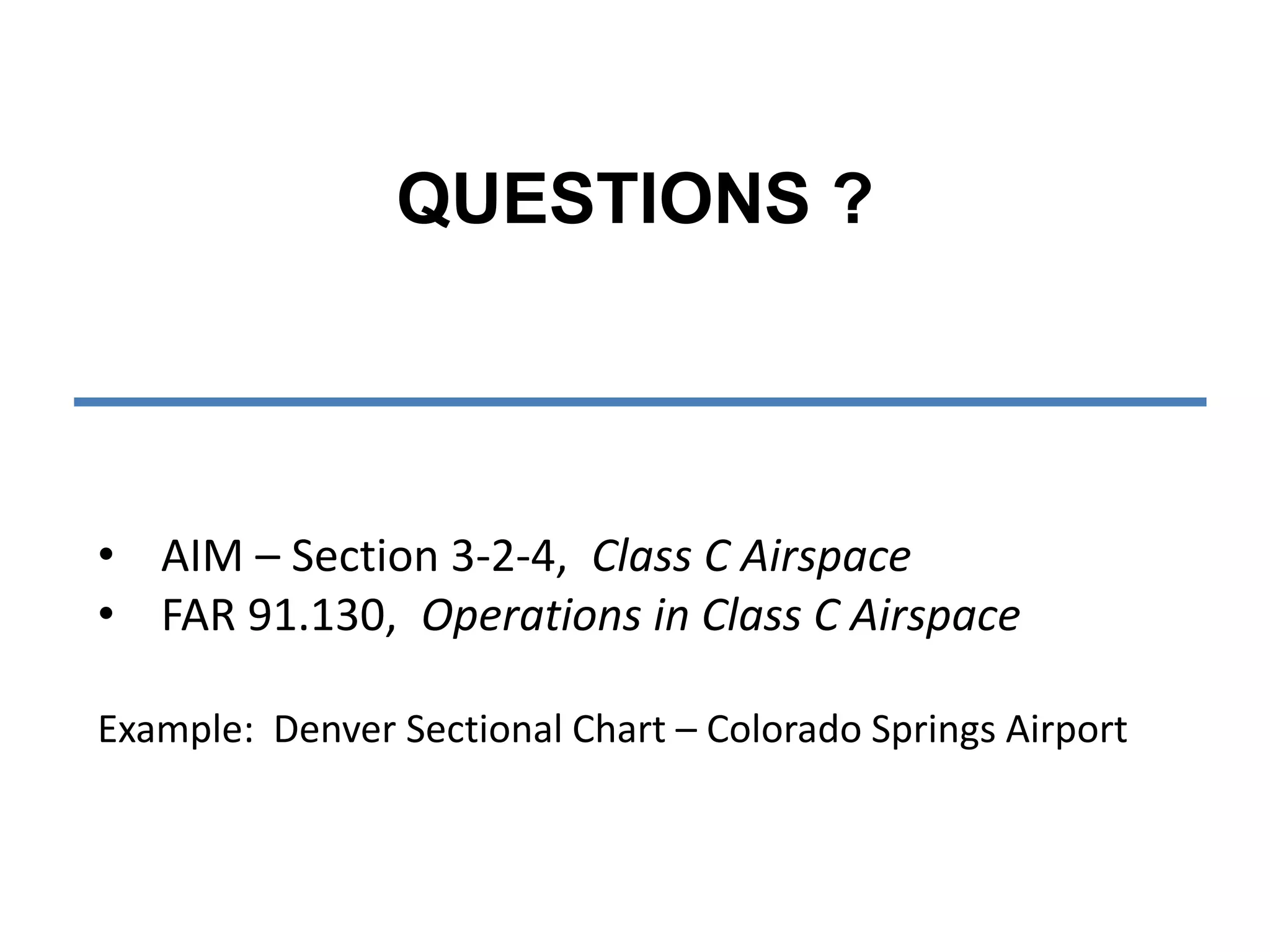 Class C Airspace - AEFCO 2014, Class 3 | PPTX