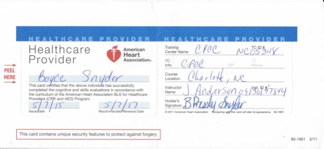 Bls For Healthcare Providers Card - Sunny Days Home Health Care Bls For Healthcare Providers Card - Sunny Days Home Health Care