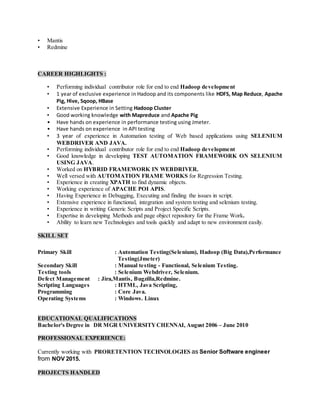 Karuna Resume | DOCX