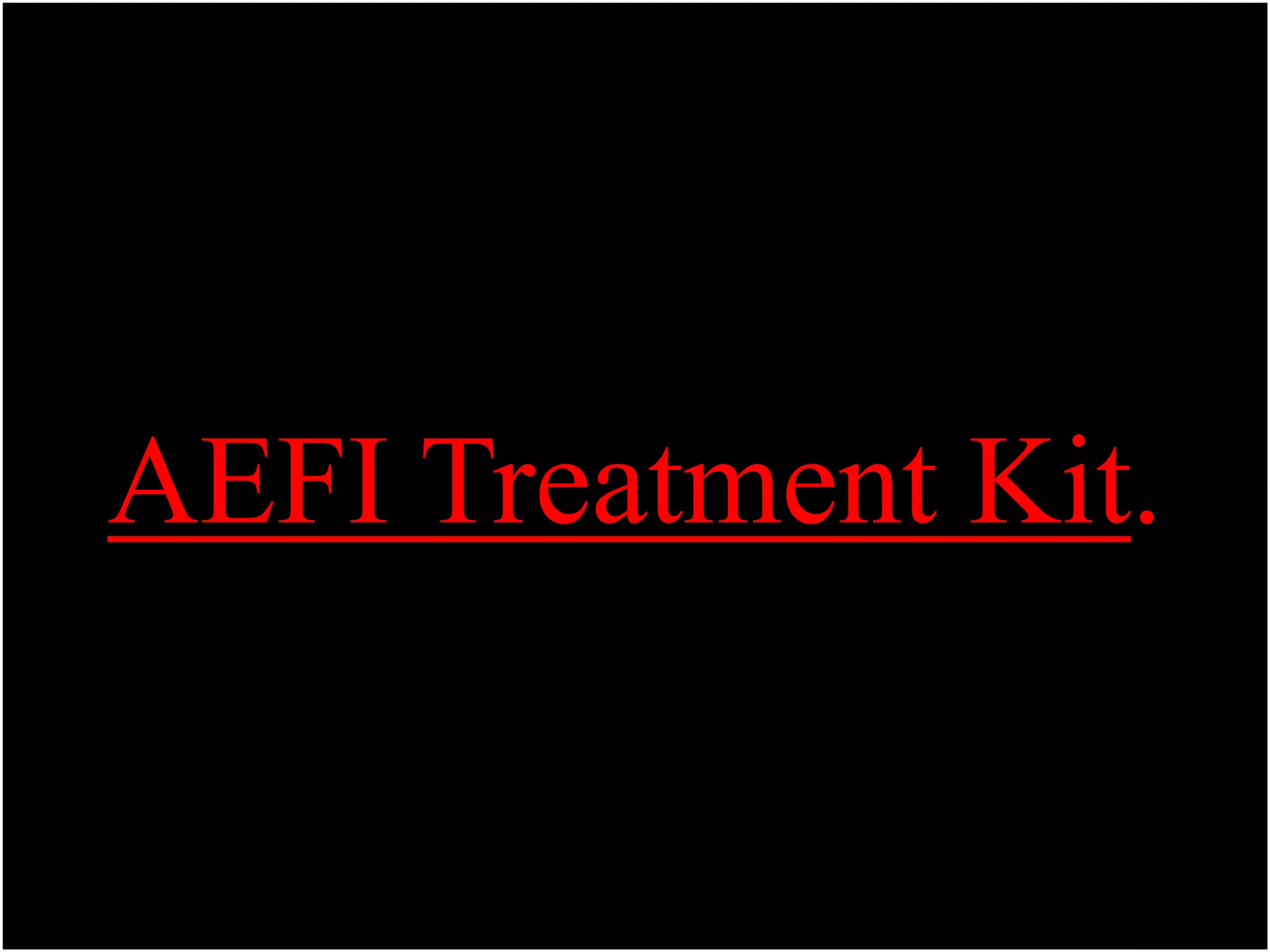 AEFI in Immunization | PPTX