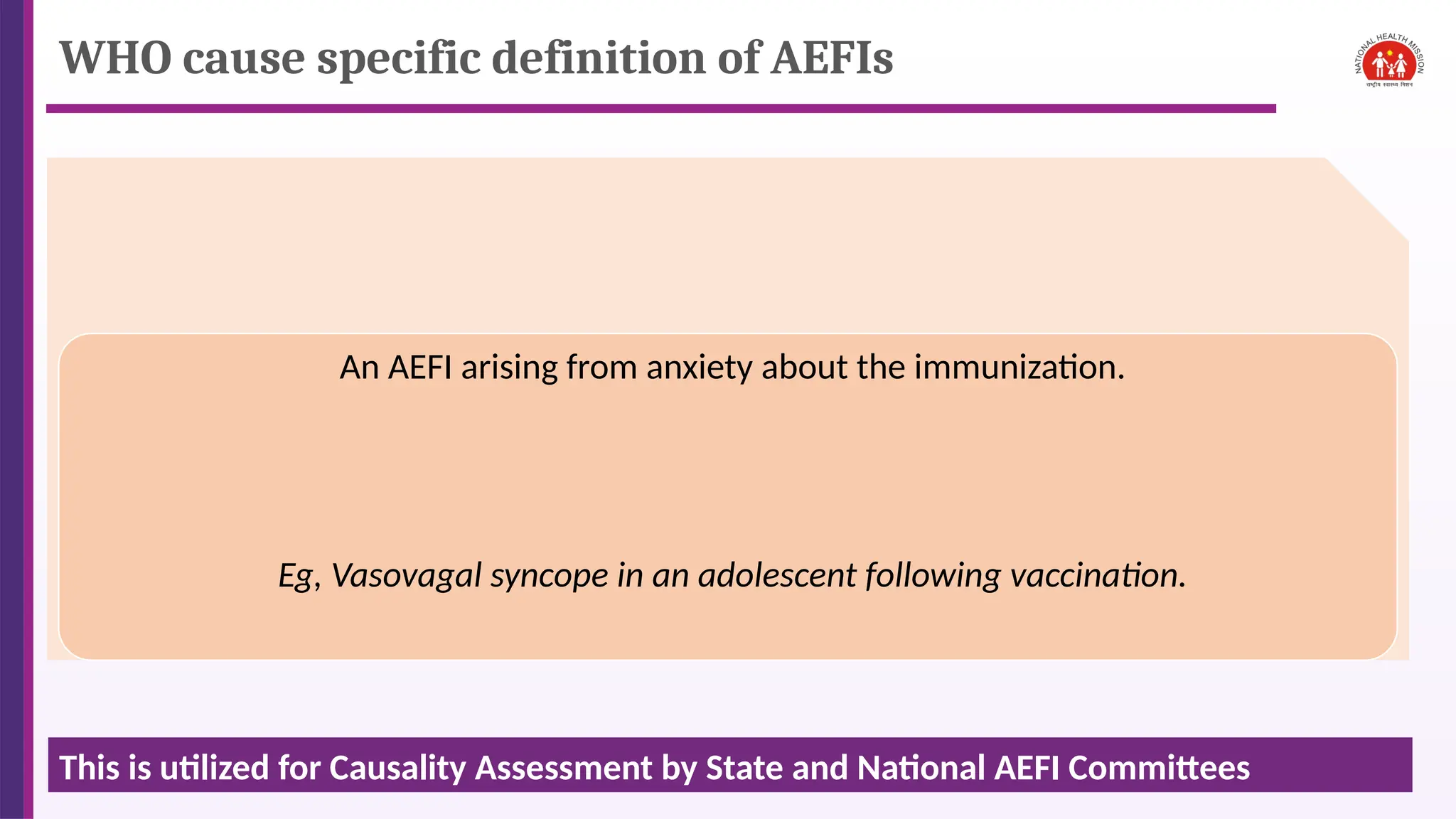 Aefi1 2024.pptx adverse effect following immunization | PPTX