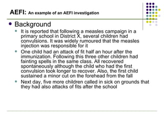 Aefi investigating & causality assessment | PPT