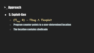 AEG_ Automatic Exploit Generation | PPT