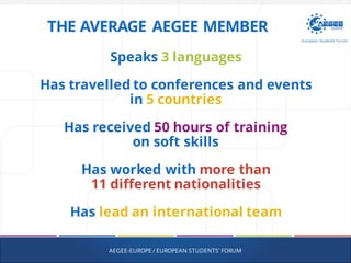 What is AEGEE - European Students Association | PDF