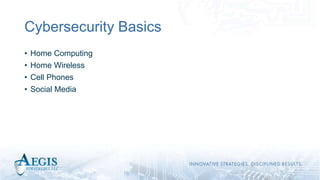 Aegis Personal Cybersecurity 101 | PPT