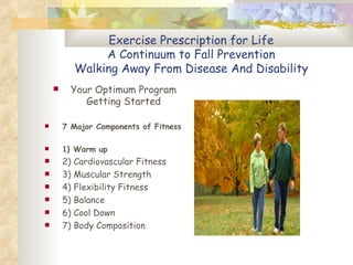 Fitness for Fall Prevention | PPT