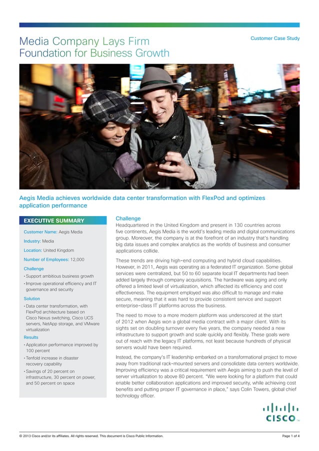 Aegis Media case study | PDF