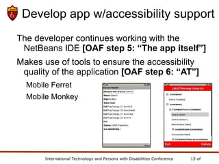 AEGIS SP4 story - building an accessible mobile application | ODP
