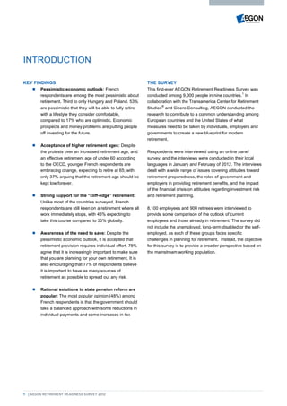 Aegon Retirement Readiness Survey France | PDF