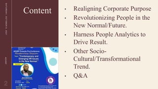 Contemporary and Emerging HR Issues in the New Normal | PPTX