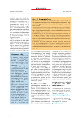 Sistemas de Control en Calderas | PDF