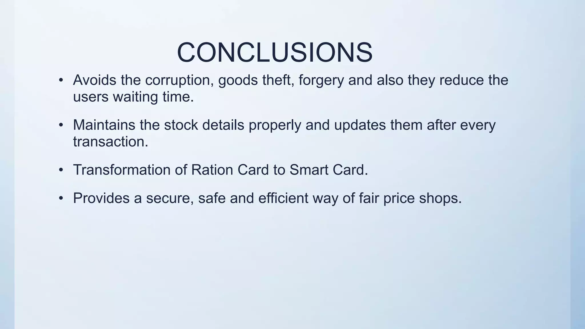 AUTOMATION OF RATION DISTRIBUTION SYSTEM | PPTX