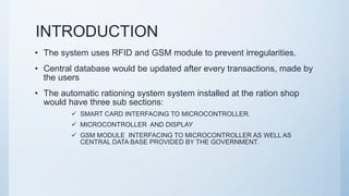 AUTOMATION OF RATION DISTRIBUTION SYSTEM | PPTX