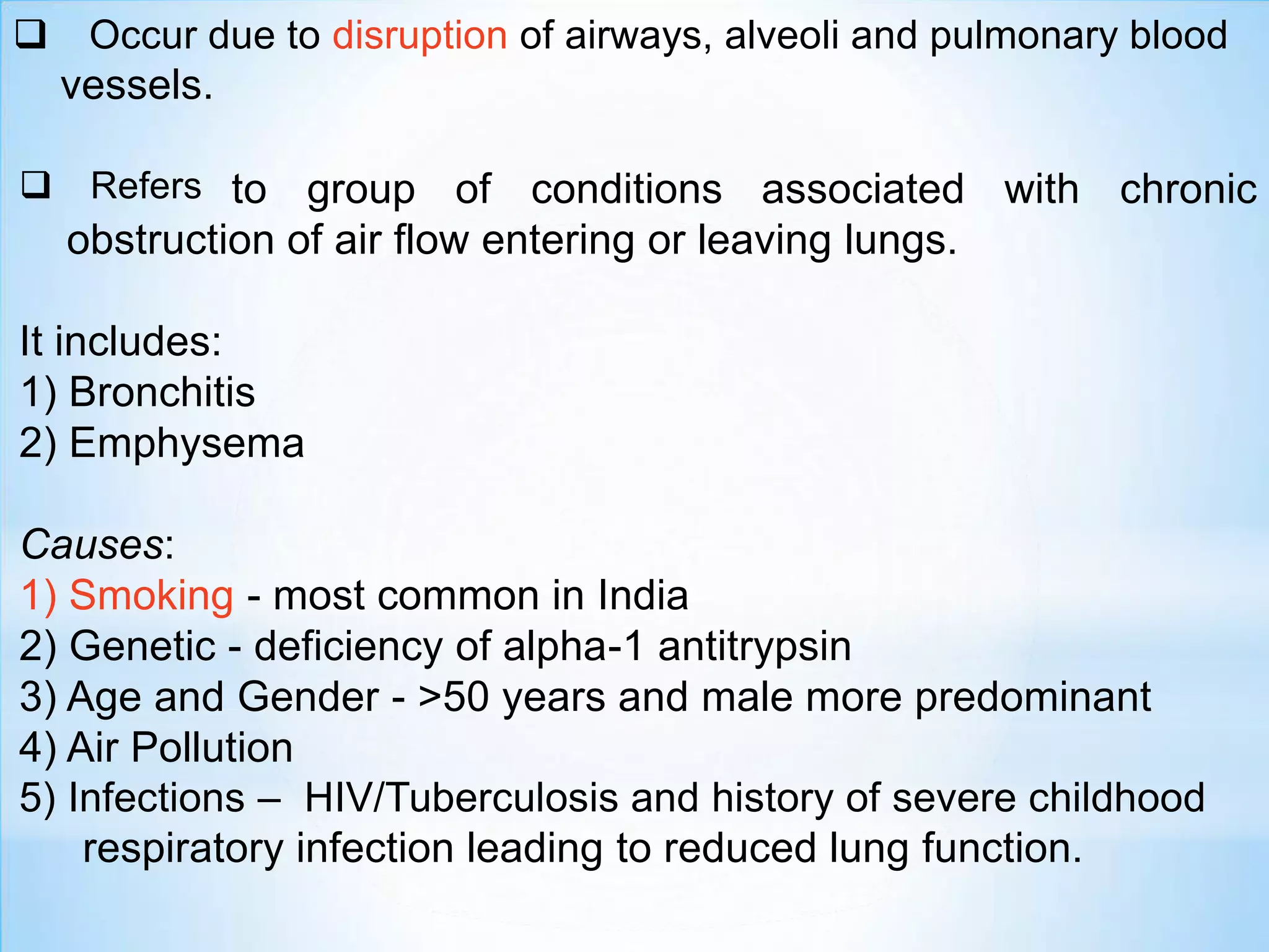 Ae in copd | PPTX