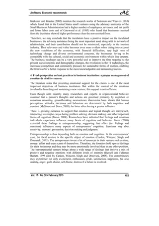 Principles and Best Practices in Successful Tourism Business Incubators | PDF