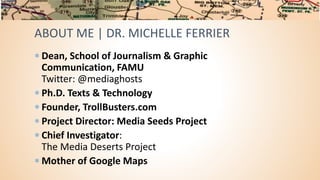 Examining Media Deserts in SE Ohio: A student-centered approach | PPT